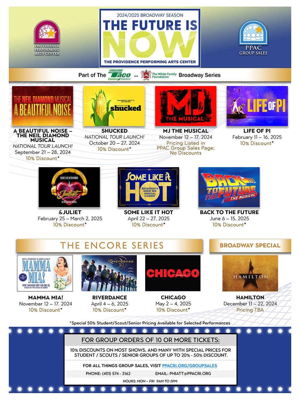 Group Tickets | Providence Performing Arts Center